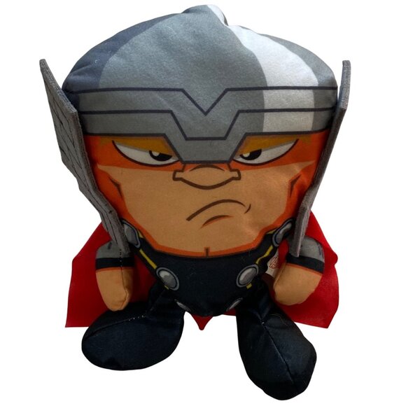 Marvel | Toys | Marvel Avengers Thor Plush Toy With Helmet Red Cape ...